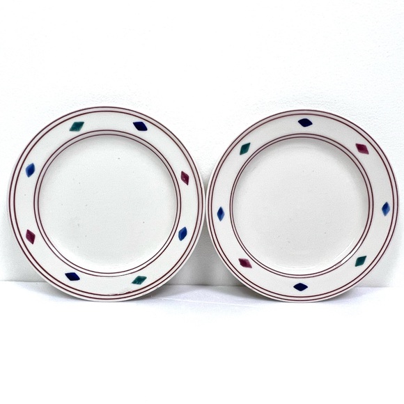 Dining | Vintage Hartstone Cheyenne Pottery Salad Plate Set | Poshmark